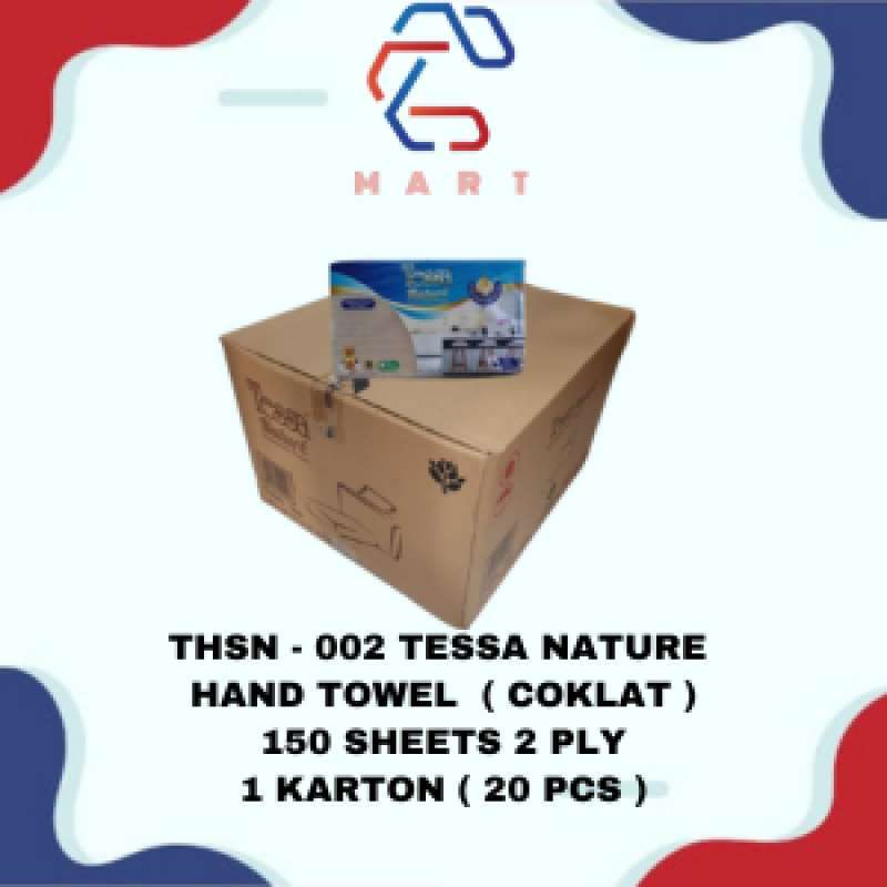 Promo Thsn-002 Tessa Nature Handtowel 150 Sheets 2 Ply - 1 Karton ( 20 ...