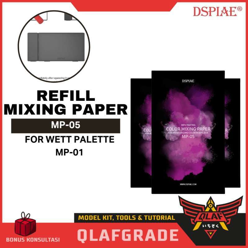 Jual Refill Mixing Paper 50 Pcs For Wet Pallete Dspiae Infiltrating ...
