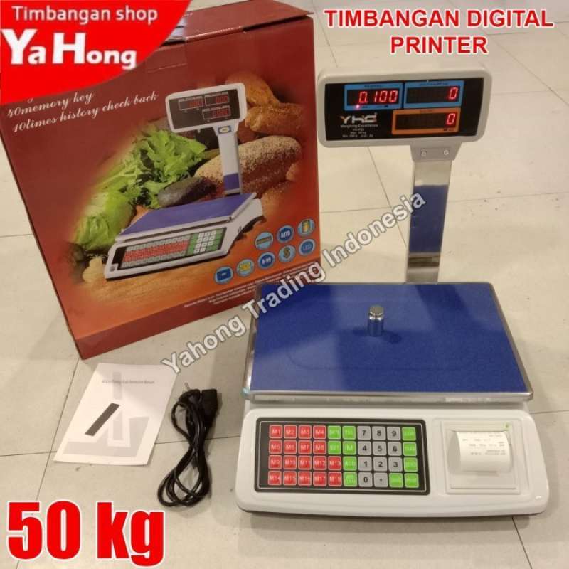 Promo Timbangan Digital Printer / Price Computing Scale + Printer 50kg ... Promo Timbangan Digital Printer / Price Computing Scale + Printer 50kg ...