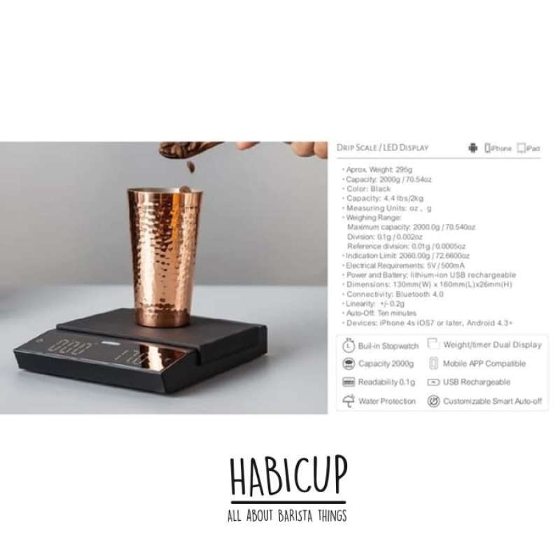 Promo Felicita Incline Drip Scale-timbangan Kopi-led Display-exclusive ...