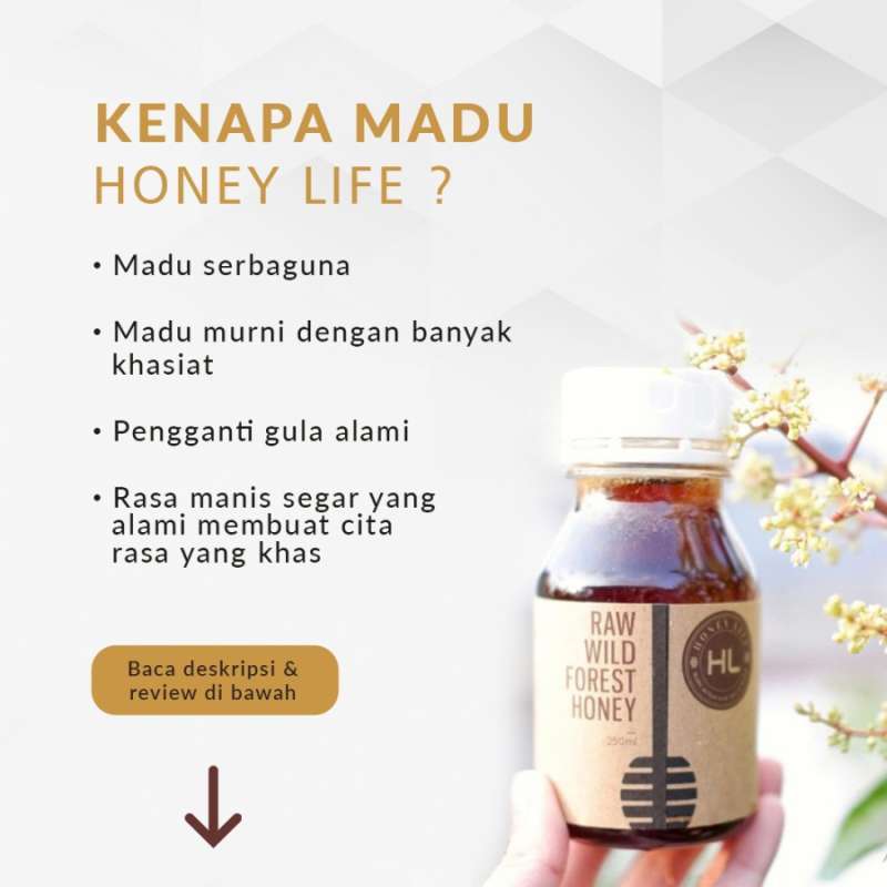 Promo Honey Life Raw Wild Forest Honey Madu Hutan Asli Suku Baduy ...
