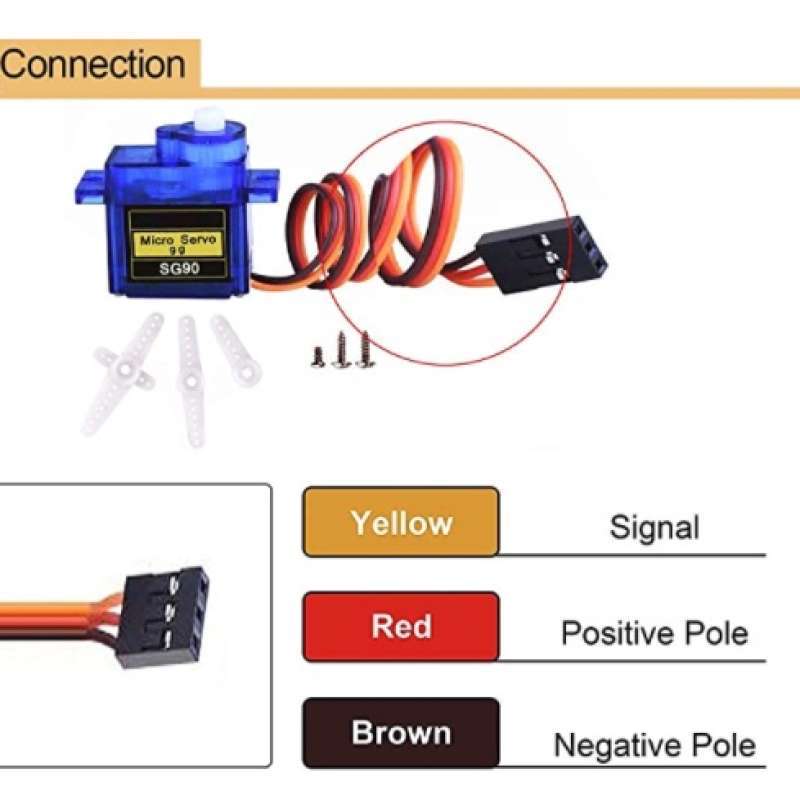 Jual (local Stock) Sg90 Servo Micro Servo Motor Mini 9g Motor Arduino 180 Deg Rc Helicptr ...