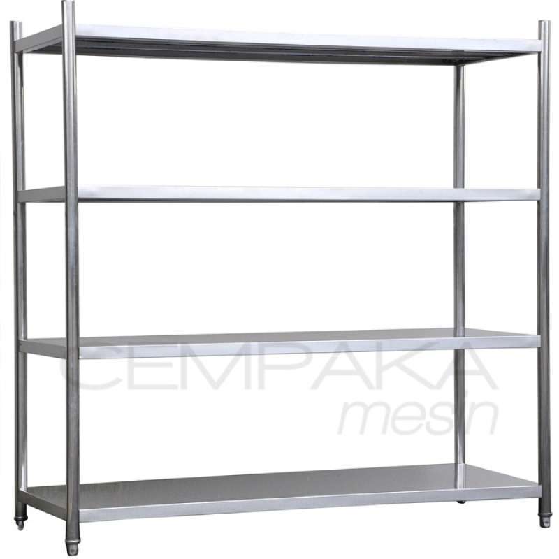 Promo Rak Stainless Steel Tempat Simpan Barang Dapur | Storage Rack SRK ...