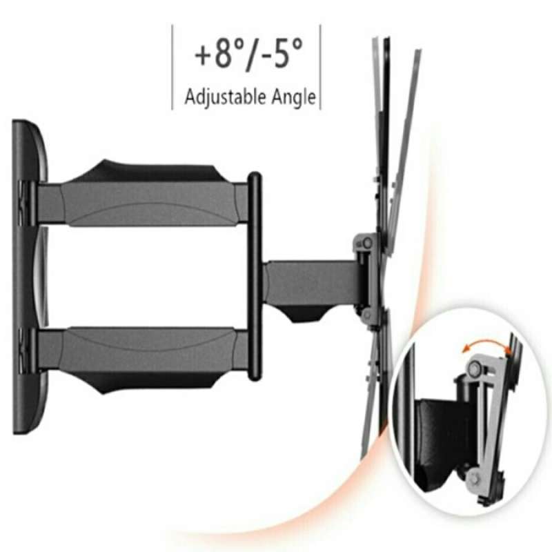 Promo Bracket Tv 55 50 49 43 40 Inch Swivel 4 Arah Model Diskon 23% Di ...