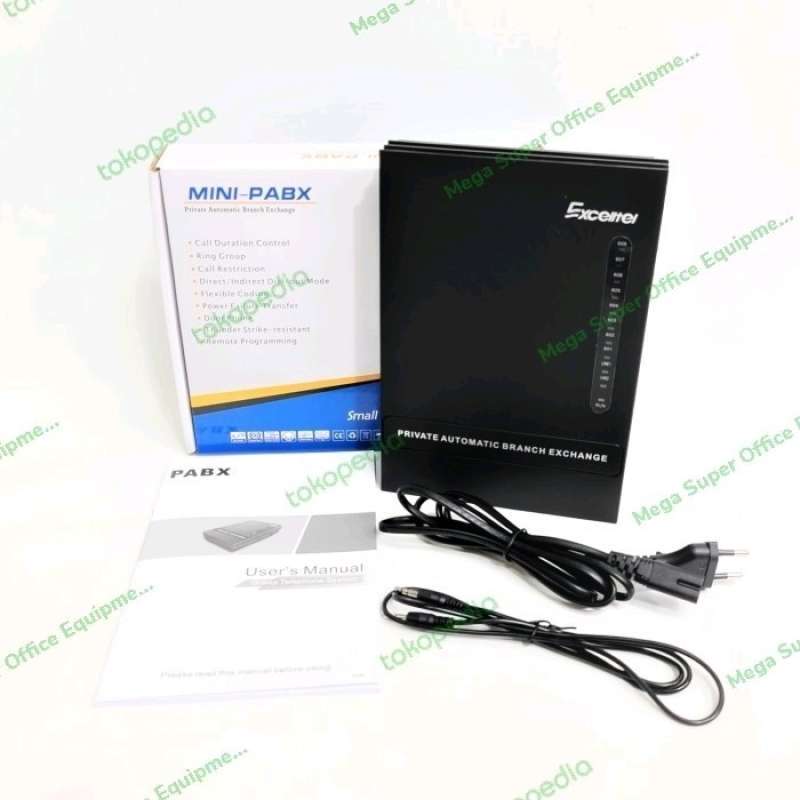Promo Excelltel Basic PABX 1 Line 8 Ext MD108 Mini PABX Excelltel MD108 ...
