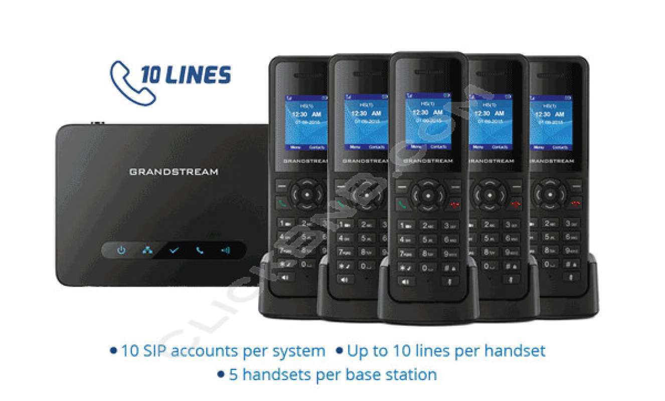 Promo Grandstream DP720 - Additional Handset DeCT IP Phone for DP750 ...