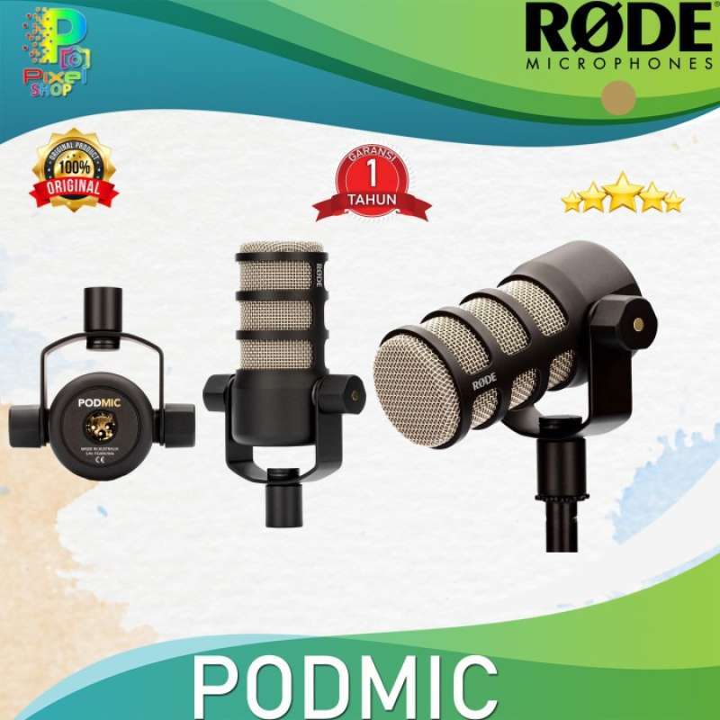 Promo RODE PODMIC DYNAMIC PODCASTING MICROPHONE / Rode PodMic Resmi ...