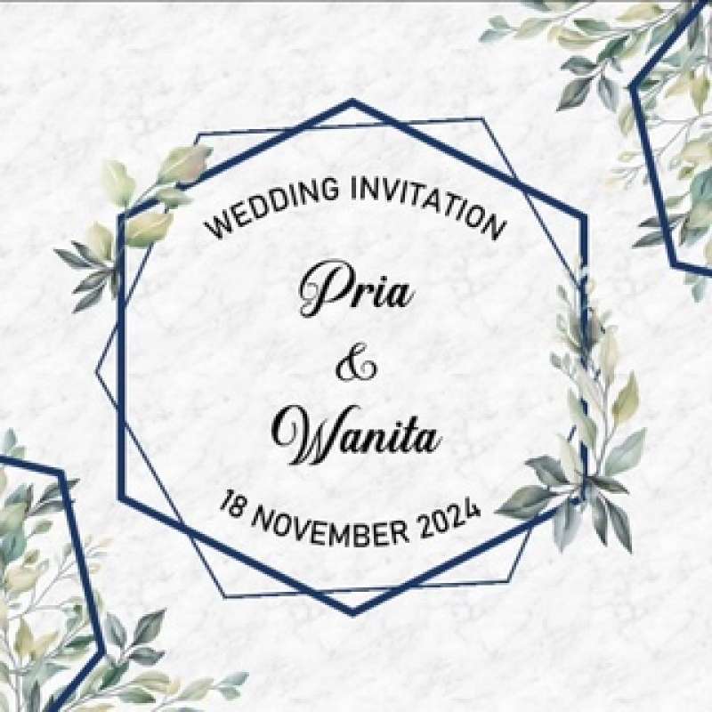 Jual Undangan Digital Video Pernikahan Banyak Model Kekinian Kode Wh ...