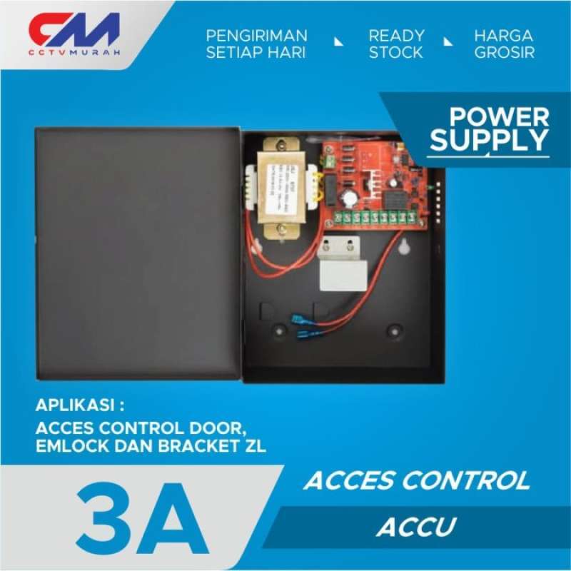 Promo POWER SUPPLY ACCES CONTROL 3A+ACCU Diskon 29% di Seller Dekoransa ...