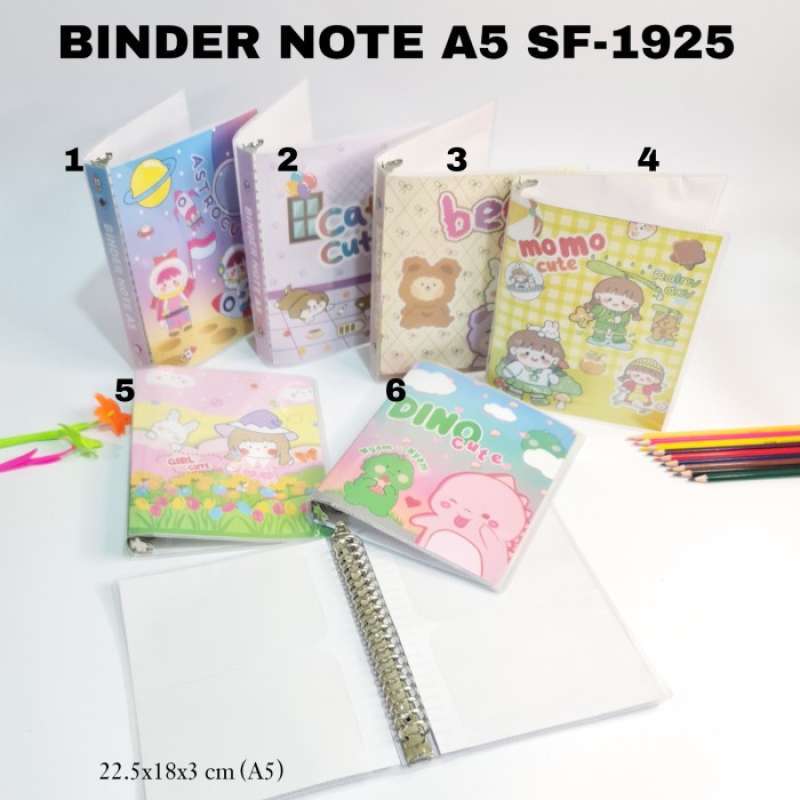 Jual SOS Binder Note Fancy A5 / Bindernote / Buku Ring / Buku Note ...
