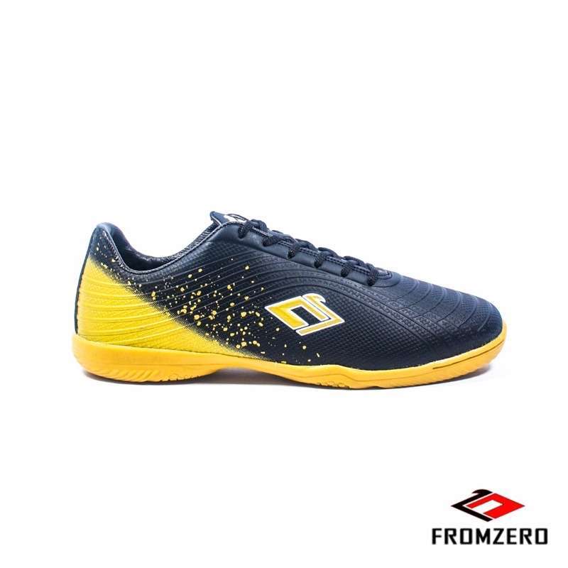 Promo Sepatu Futsal Fromzero Starkia In Black Gold Original - 40 Black ...