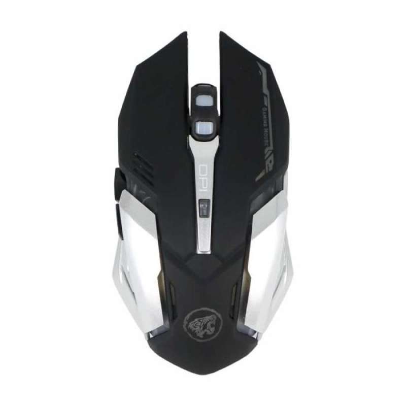 Jual AZZOR Wireless Gaming Mouse RGB 7 Color 2000 DPI Rechargeable - D9 ...