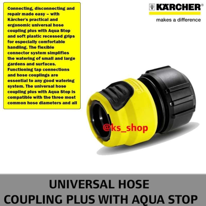 Promo Universal Hose Coupling Plus With Aqua Stop For K1 - K7 Diskon 29 ...