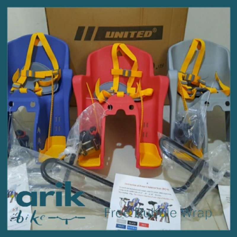 Promo Boncengan Sepeda DEPAN Untuk Anak UNITED termasuk Tiang Briket ...