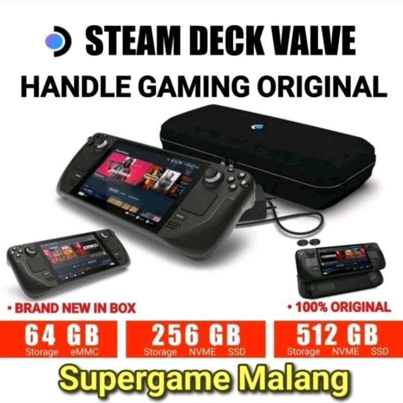 Jual Steam Deck 64 Gb Pre Loved Valve Handheld Gaming PC Ori 64 Giga ...