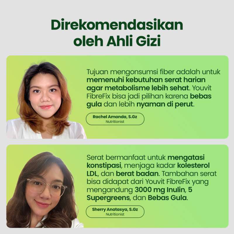 Promo Youvit Fibrefix Drink Dengan Psyllium Husk & Probiotik Untuk ...