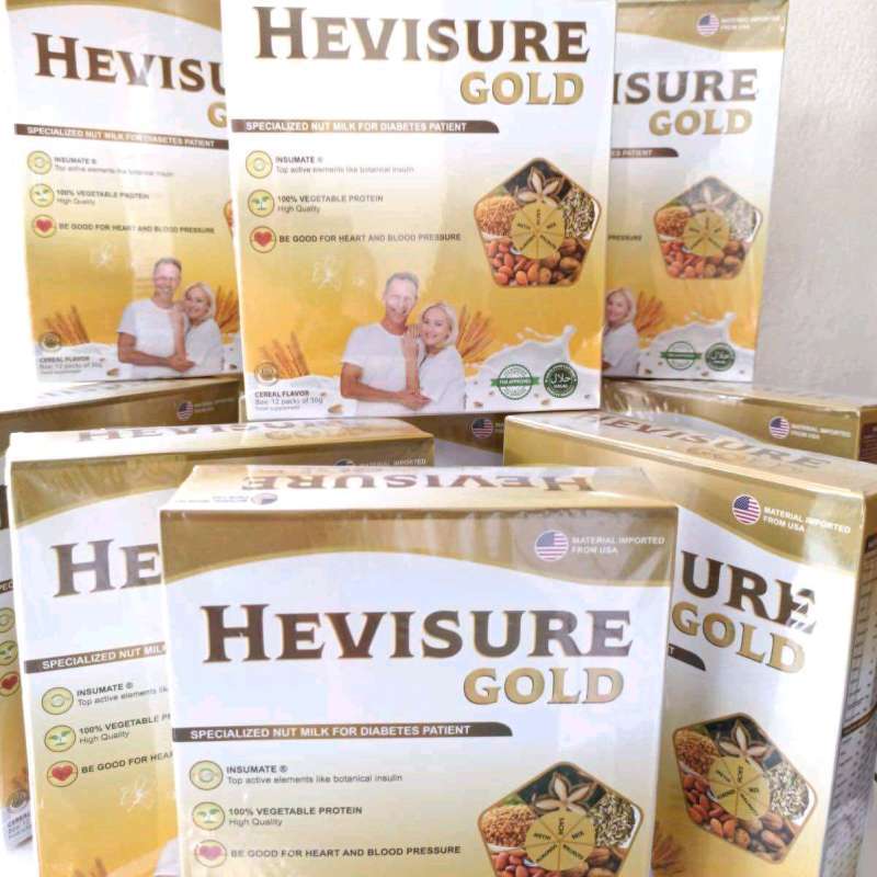 Jual Hevisure Gold Milk Susu Obat Diabetes & Kencing Manis Pankreas ...