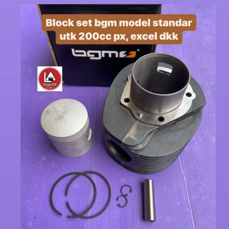 Promo New Blok Set Bgm Model Standar Utk 200Cc Px, Excel Dkk (Tanpa ...