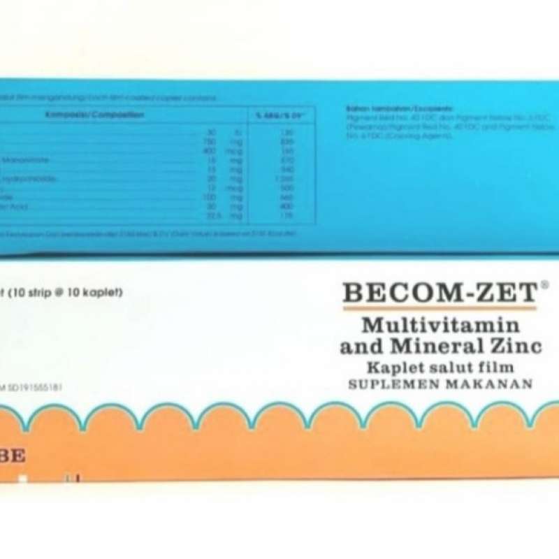 Promo Becom Zet Box 100 Kaplet100 Diskon 33% Di Seller Rizky Putra Shop ...