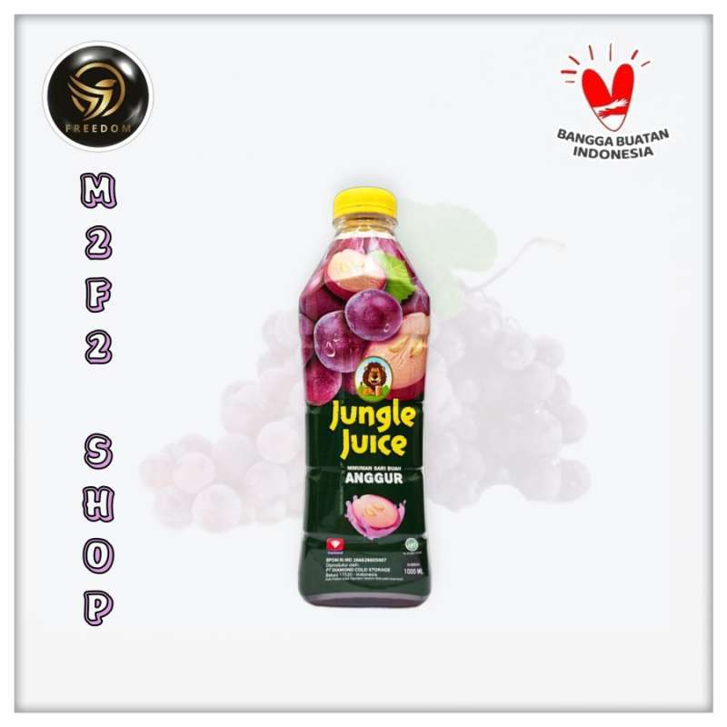 Promo Diamond Jungle Juice Grape | Jus Anggur Botol Pet - 1000 ml | 1 ...
