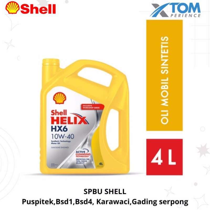 Jual Shell helix HX6 10w-40 4 L 100% original di Seller Shell Lube ...