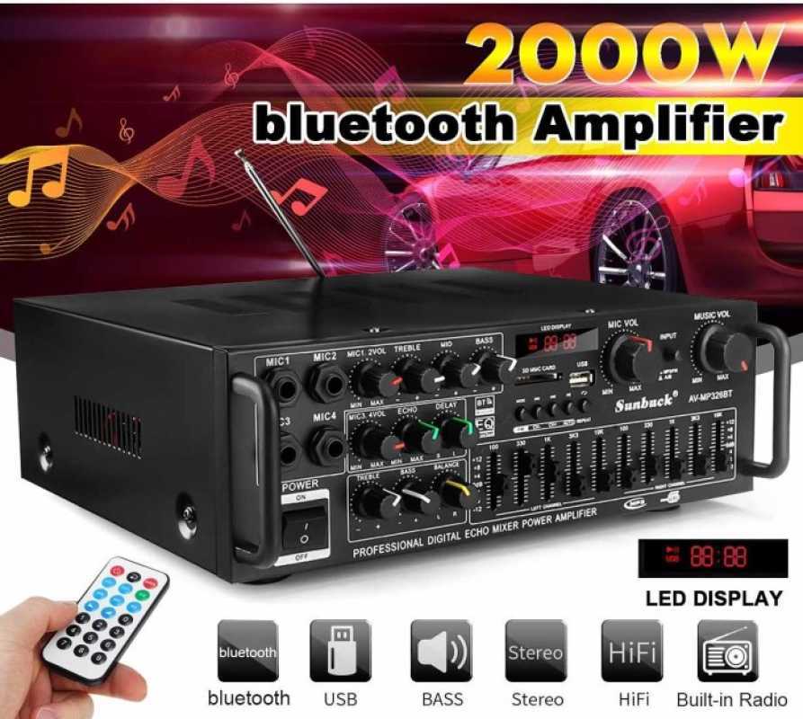Promo Power Amplifier 2000W 2 Channel Audio HiFi Amplifier Stereo ...