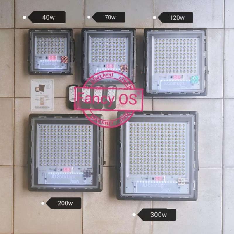 Promo Lampu Sorot Led 120w 120watt Solar Panel Tenaga Surya 120 Watt ...