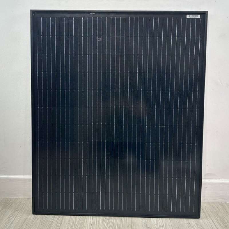 Promo SOLANA SOLAR CELL/PANEL SURYA BLACK MONOCRYSTALLINE 12V 100WP ...