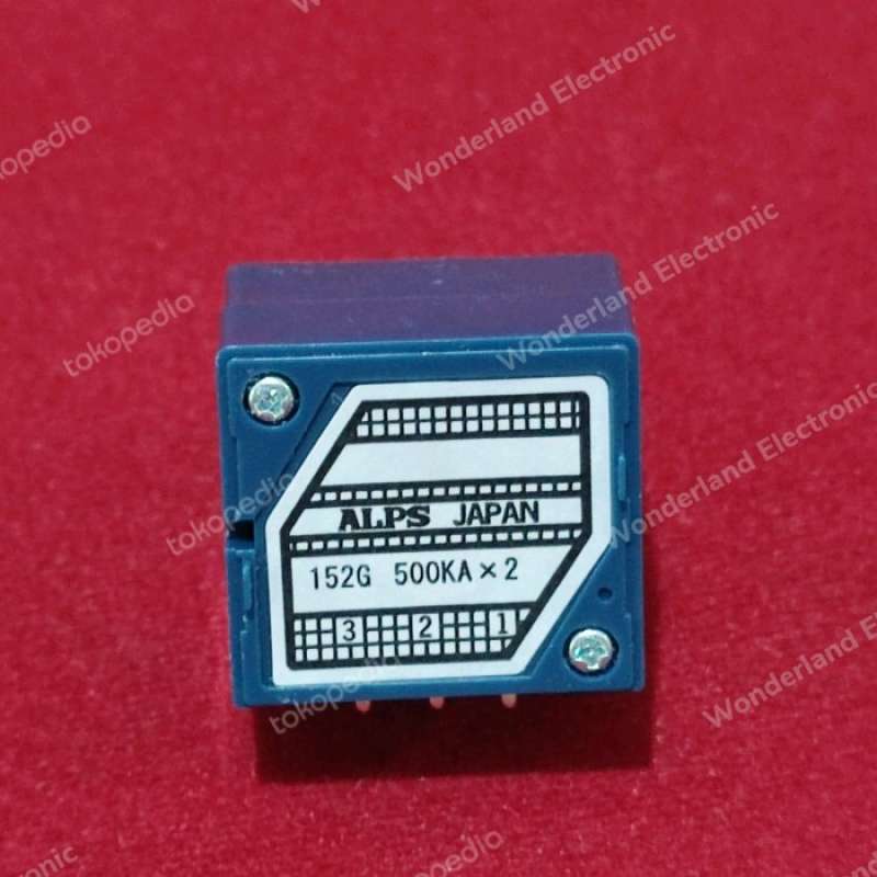 Promo Alps Rk27 500kax2 500k 500ka Potensiometer Blue Velvet Stereo ...