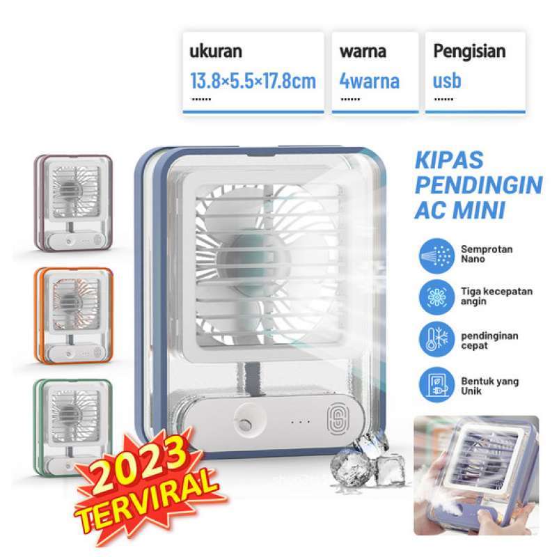 Jual kipas ac mini pendingin air portable / kipas angin ac cooler ...