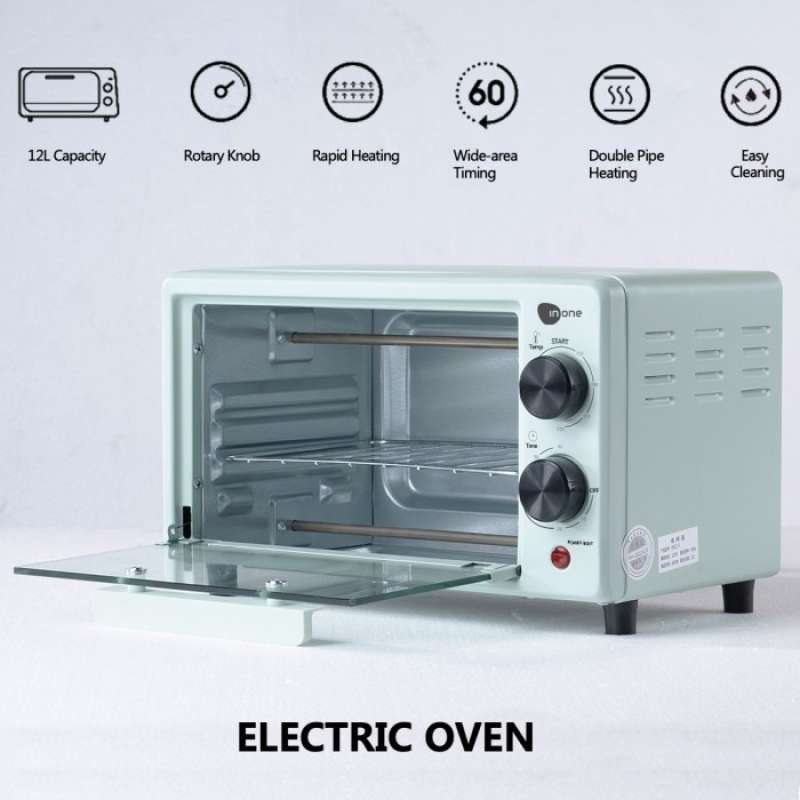 Promo Oven Listrik Mini Microwave 12L 600 Watt 220/50Hz Multifunction ...