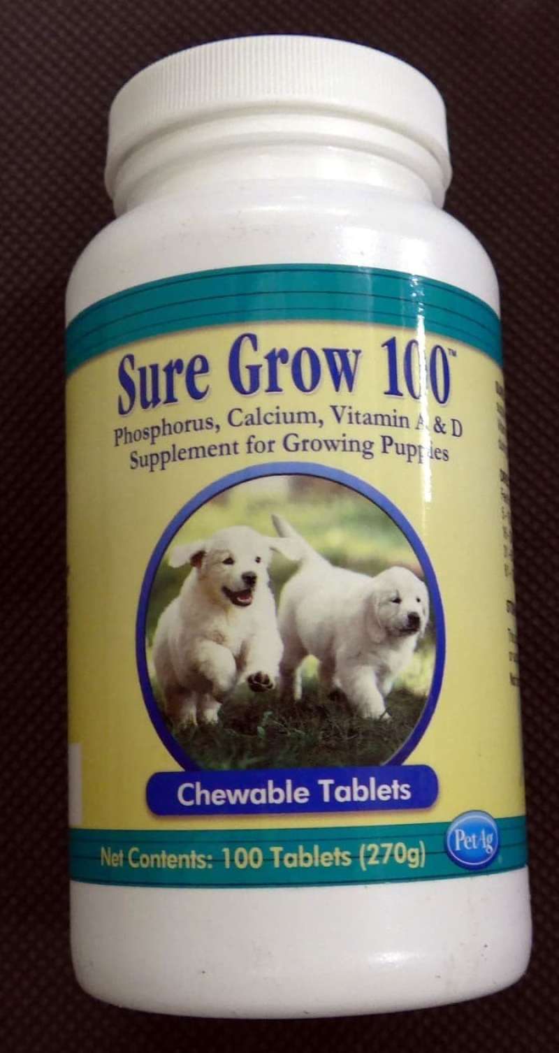 Promo Sure Grow 100 Tabs - Vitamin Calcium Anjing Diskon 23% di Seller ...
