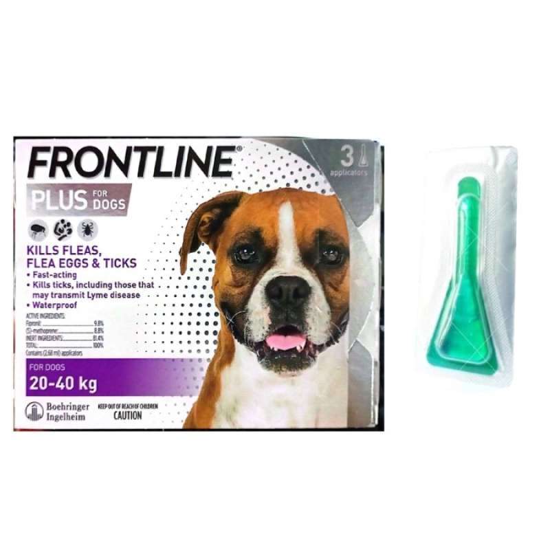Promo Frontline Plus Dog 20kg - 40Kg ( L ) / Obat Kutu Tetes Anjing ...