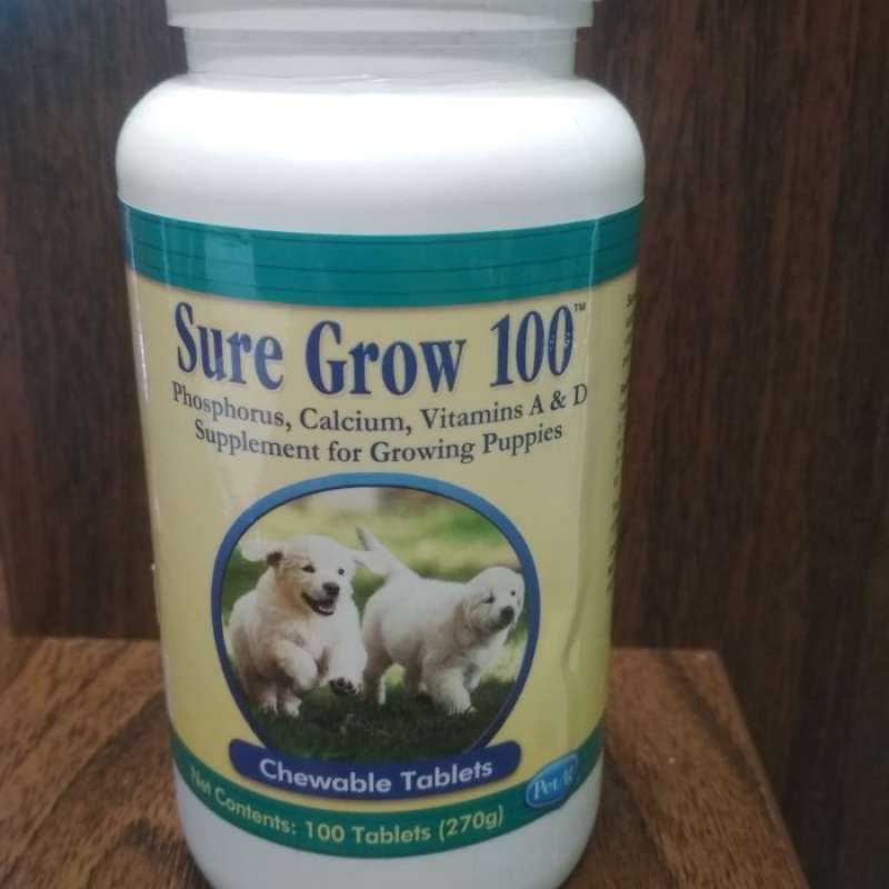 Promo Suregrow 100 for growing puppies (chewable tablets) 100 tablets ...
