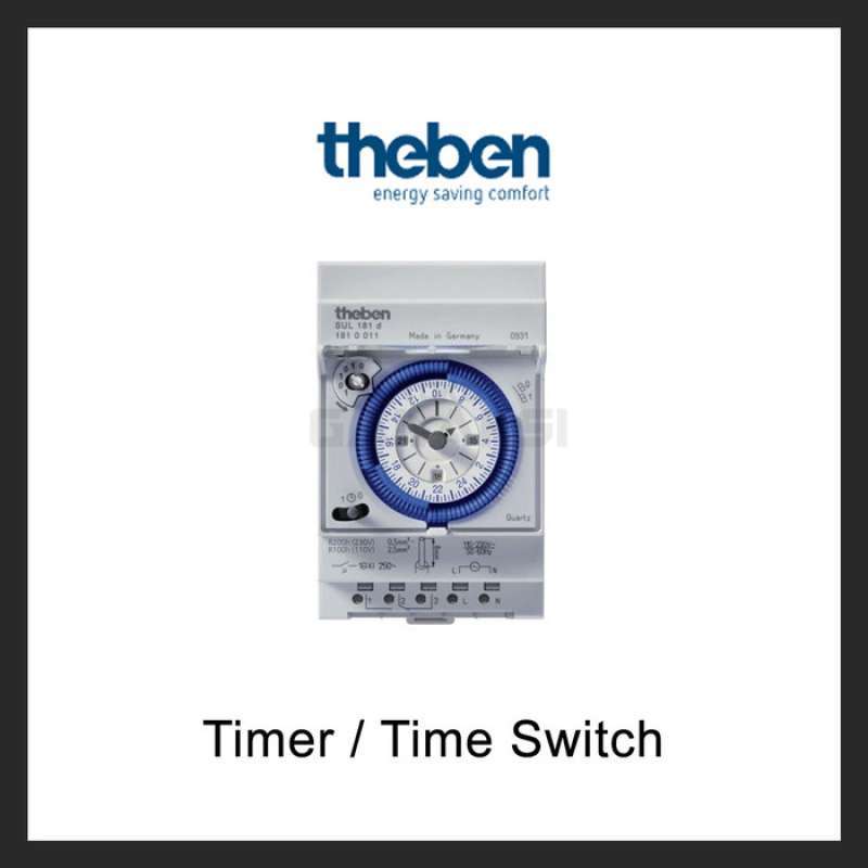 Promo Theben Timer Sul181d Time Switch Analog Panel Diskon 35 Di