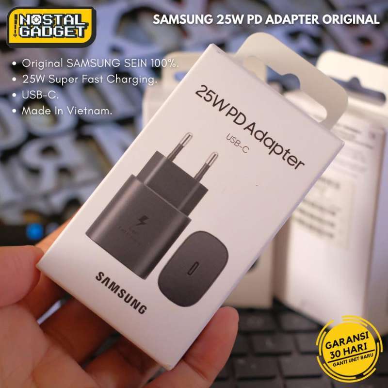 Jual Charger Samsung USB-C 25W Super Fast Charging Original - CHARGER ...