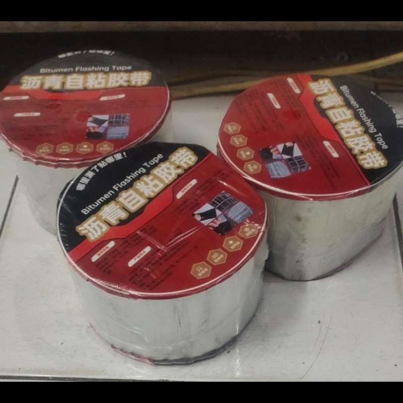 Promo Lakban isolasi anti bocor / aspal tape / asphalt tape 10cm Diskon ...