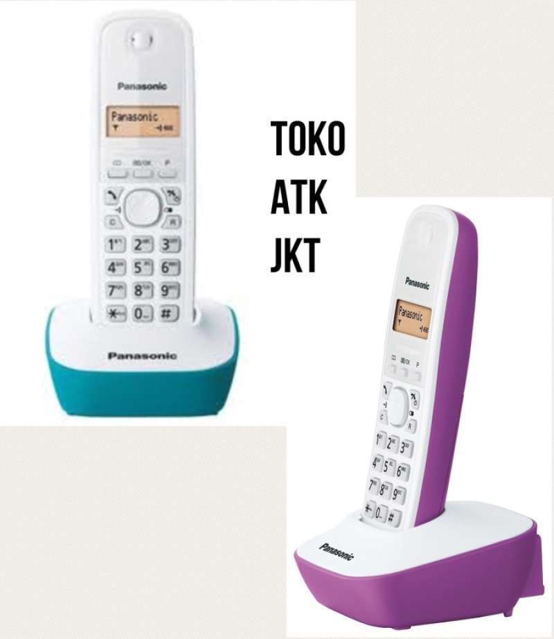 Jual Wireless Phone Panasonic KX-TG1611 Telepon Cordless - Putih Tosca ...