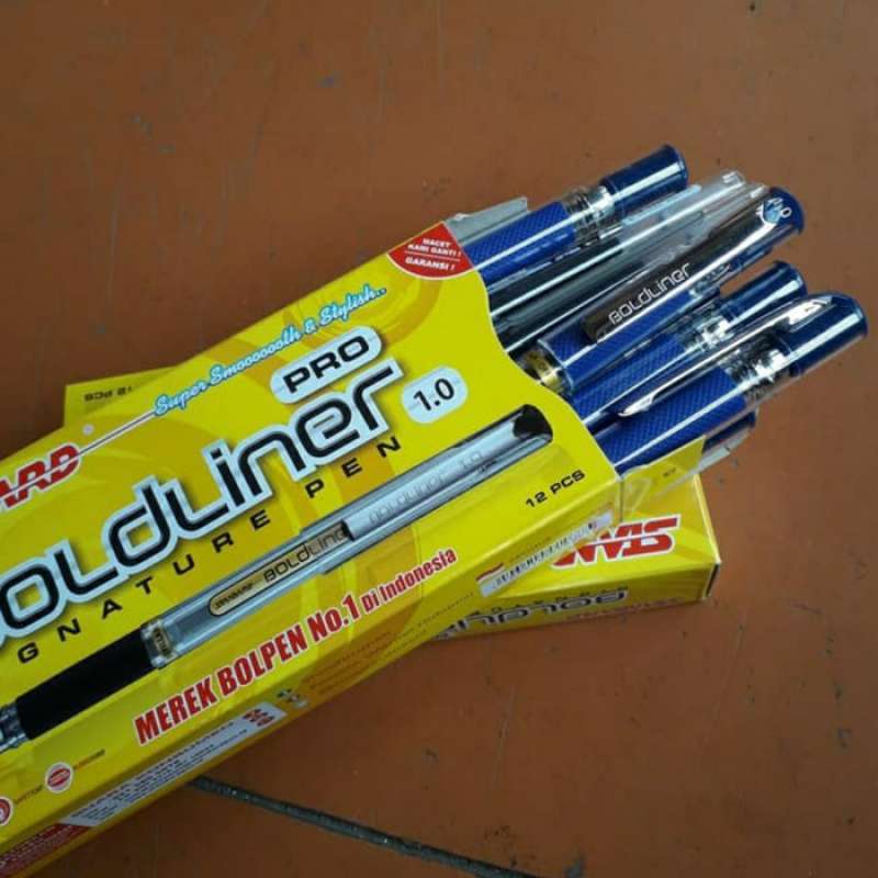 Jual standard. pena gel boldliner pro 1.0 - hitam di Seller NATTAREZ ...