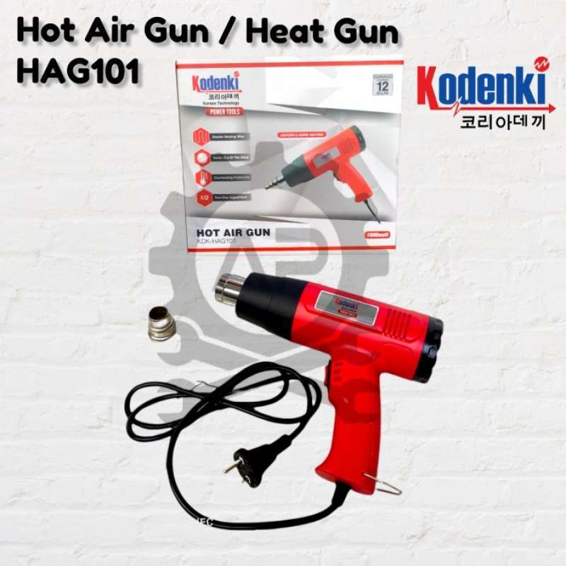 Promo Hot air gun / heat gun KODENKI HAG101 / gun pemanas Diskon 23% di ...