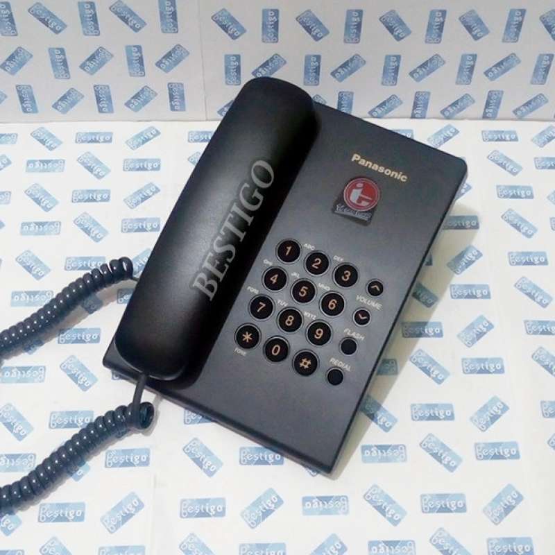 Promo Pesawat Telepon Single Line Analog Panasonic KX-TS505 - Hitam A9 TERBAIK - Putih Diskon 2% ...