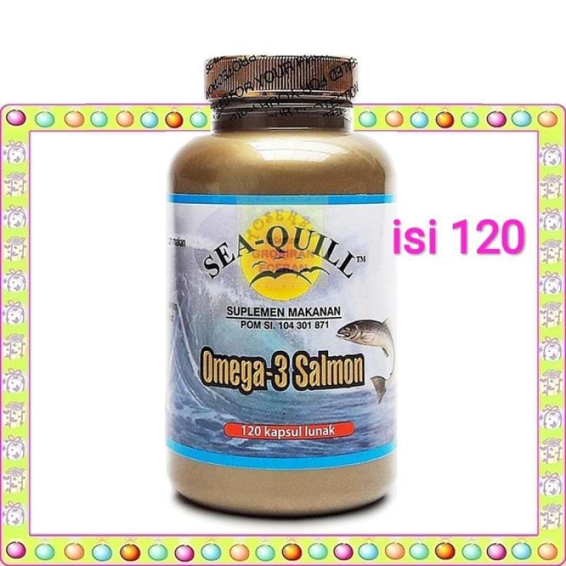 Promo Sea quill Omega 3 isi 120 - Sea quill omega 3 - minyak ikan ...