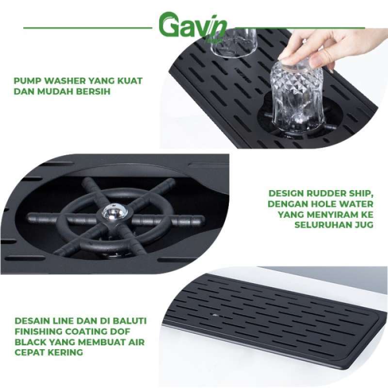 Promo Jug Rinser With Drip Tray 65Cm Built In Rinser Bar Washer Gelas ...