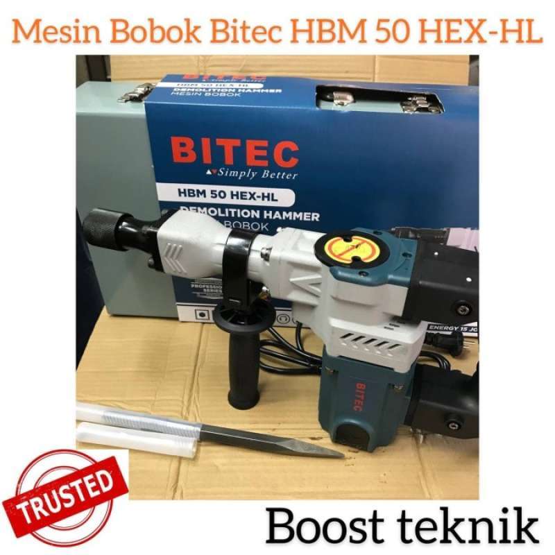 Promo Mesin Bobok Beton Bitec HBM 50 Hex / Alat Bobok Beton Diskon 23% di Seller Rhmd ...