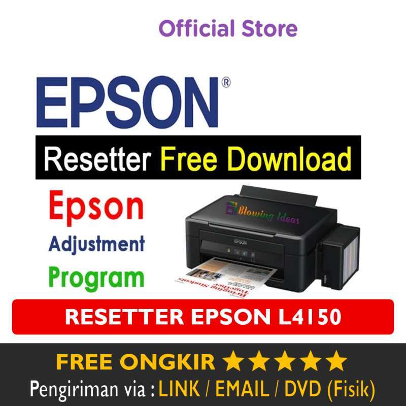 Promo Resetter Printer Epson L4150 L4160 Unlimited Service Tools Servis ...