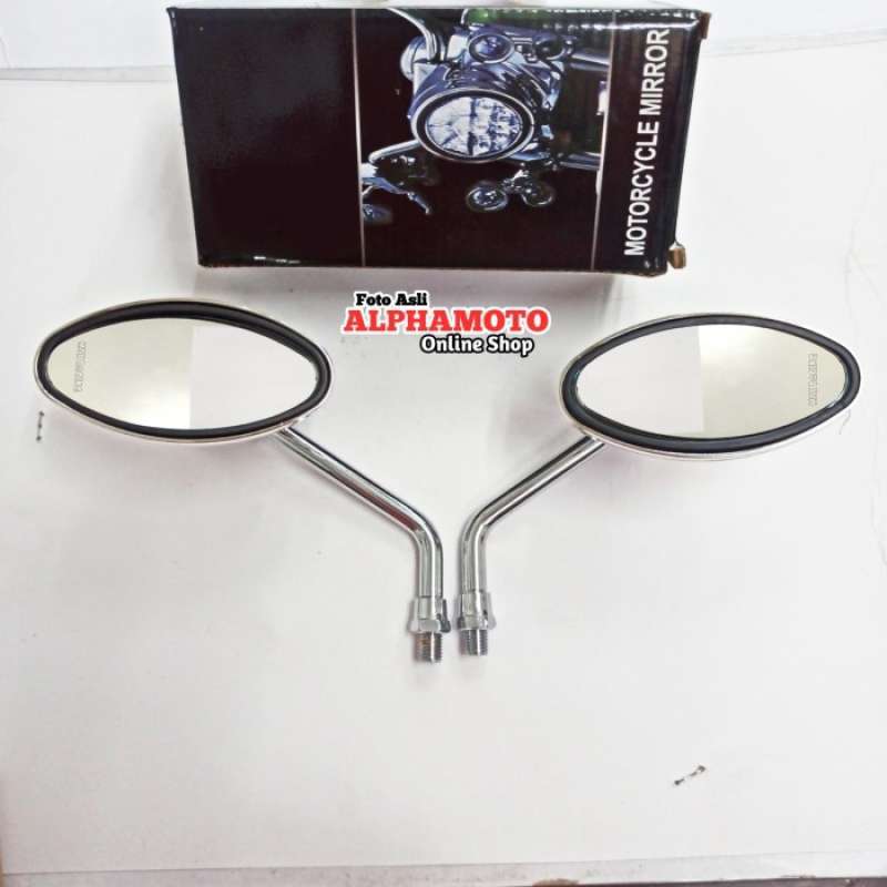 Promo SPION BULAT OVAL DAY MOS KLASIK CLASSIC W175 CB 100 SCOOPY DAYTONA - SEAESAW - W175 Diskon ...