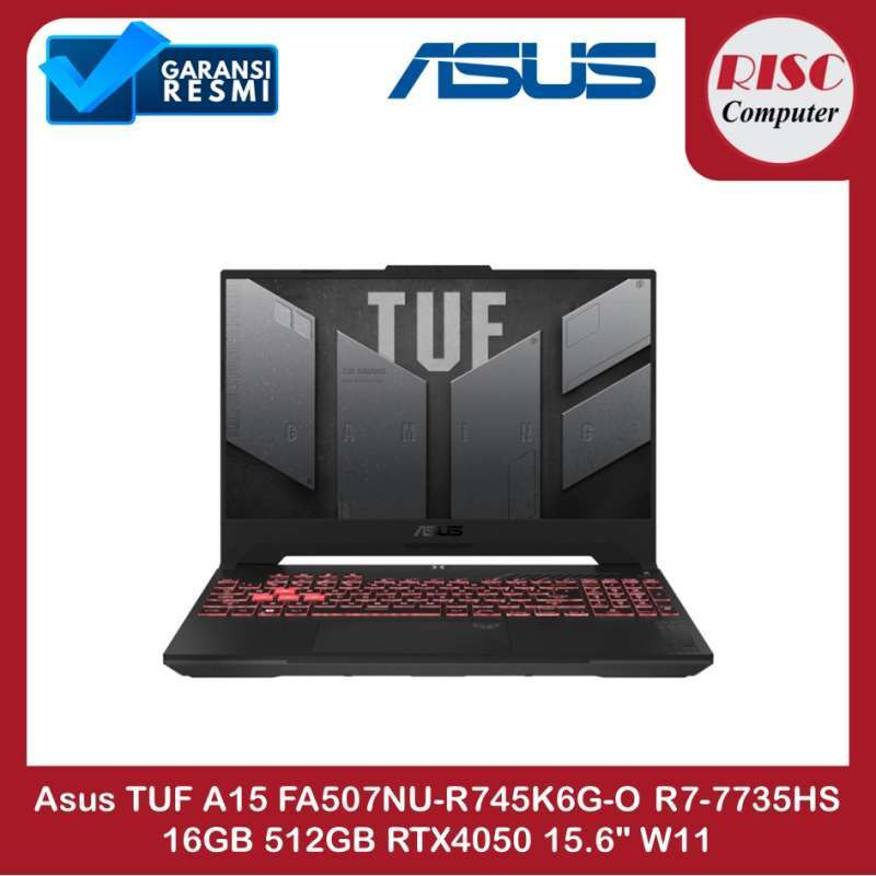 Jual Asus TUF A15 FA507NU-R745K6G-O R7-7735HS 16GB 512GB RTX4050 15.6 ...