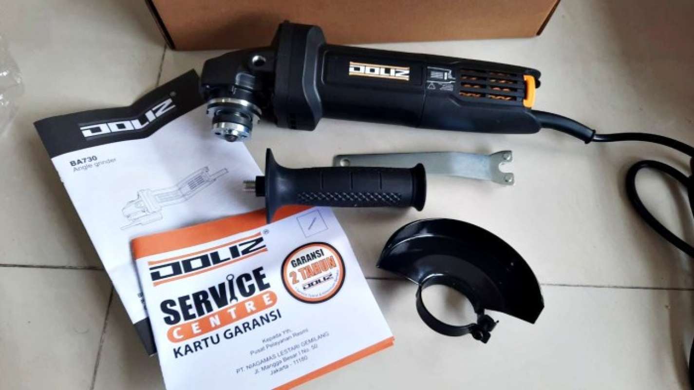 Promo Doliz BA 730 REAL SLIM mesin gerinda tangan 4 inch 720W heavy ...