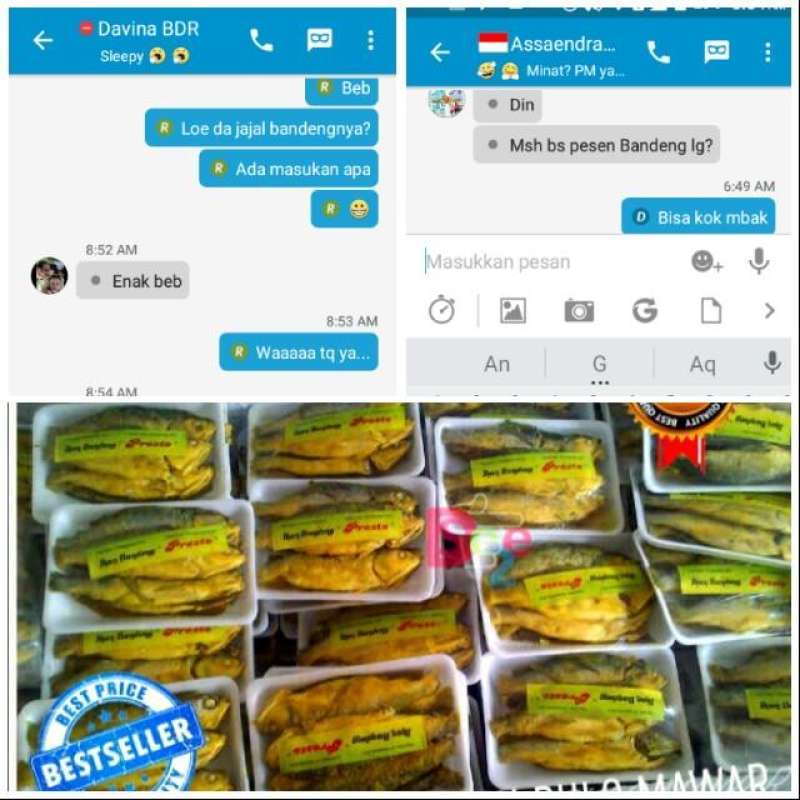 Jual Bandeng Presto isi 5 ekor / pack | Fresh Frozen (Khusus Area ...
