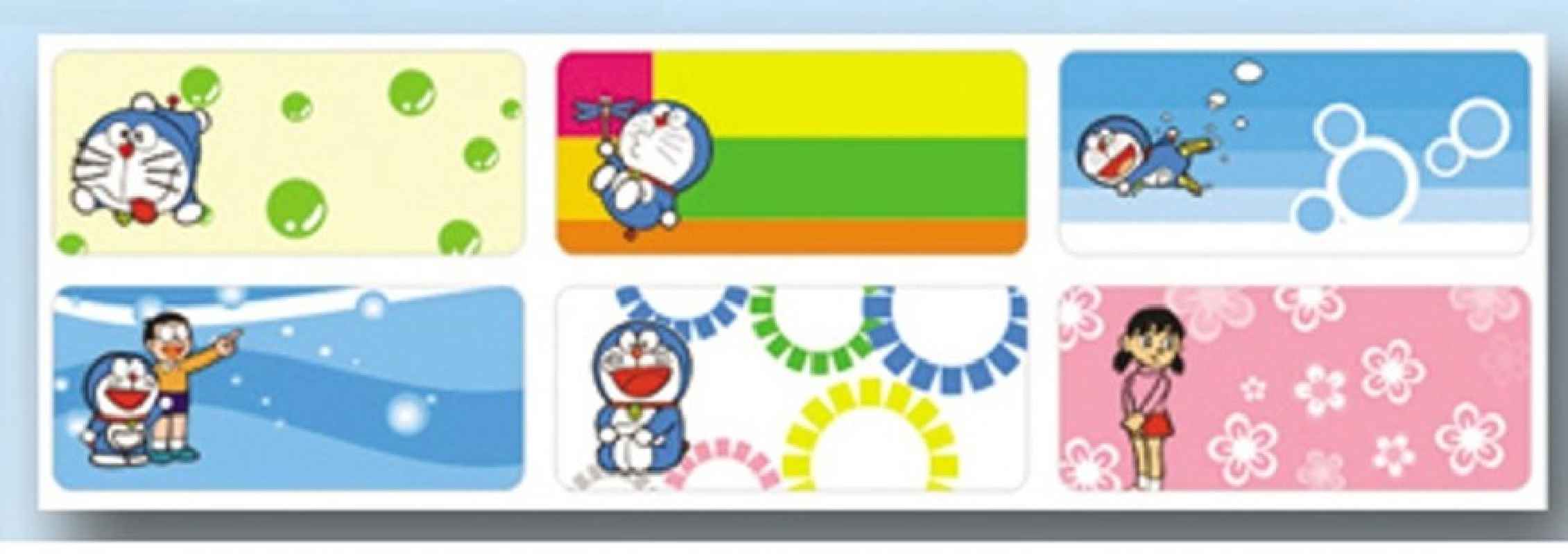 Jual DORAEMON | STICKER LABEL NAMA WATERPROOF |M 33 PCS| di Seller ...